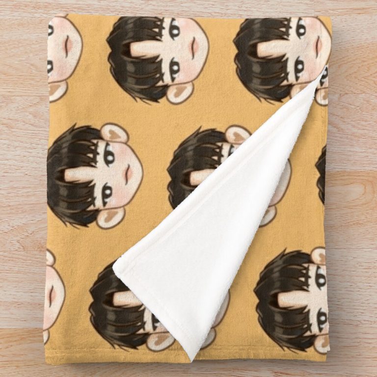 Chibi Yeonjun Tomorrow X Together Fanart Throw Blanket | Tomorrow X ...